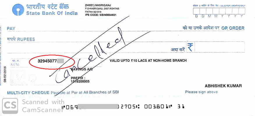 Bank Account Number (बैंक अकाउंट नंबर) पता कैसे करें