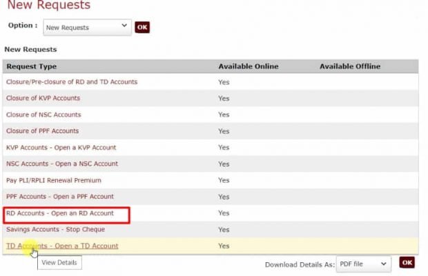 Post Office Recurring Deposit Scheme (RD) को Open कैसे करें?