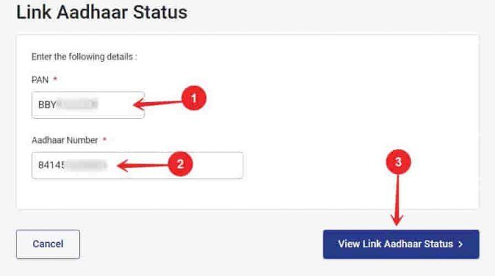 Aadhaar Pan Linking Status पैन आधार लिंकिंग स्टेटस चेक कैसे करे
